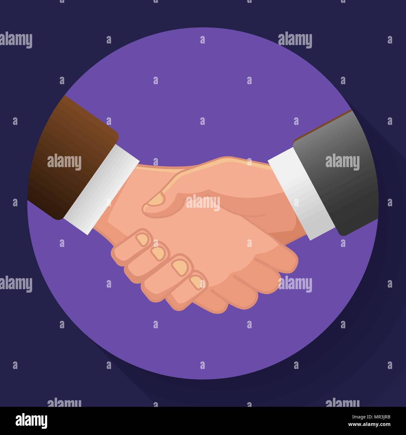 Cartoon handschlag -Fotos und -Bildmaterial in hoher Auflösung – Alamy