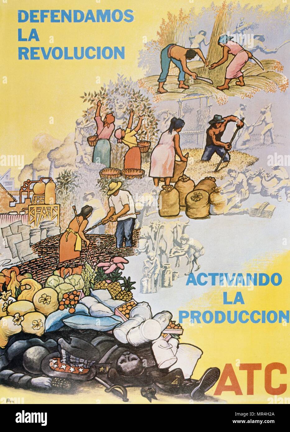 Sandinistische Nationale Befreiungsfront (fsln) Propaganda Poster in ...