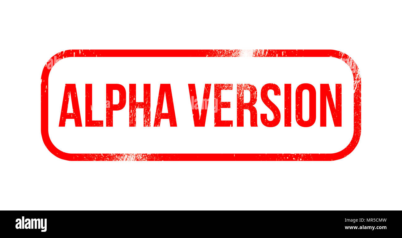Alpha version -Fotos und -Bildmaterial in hoher Auflösung – Alamy