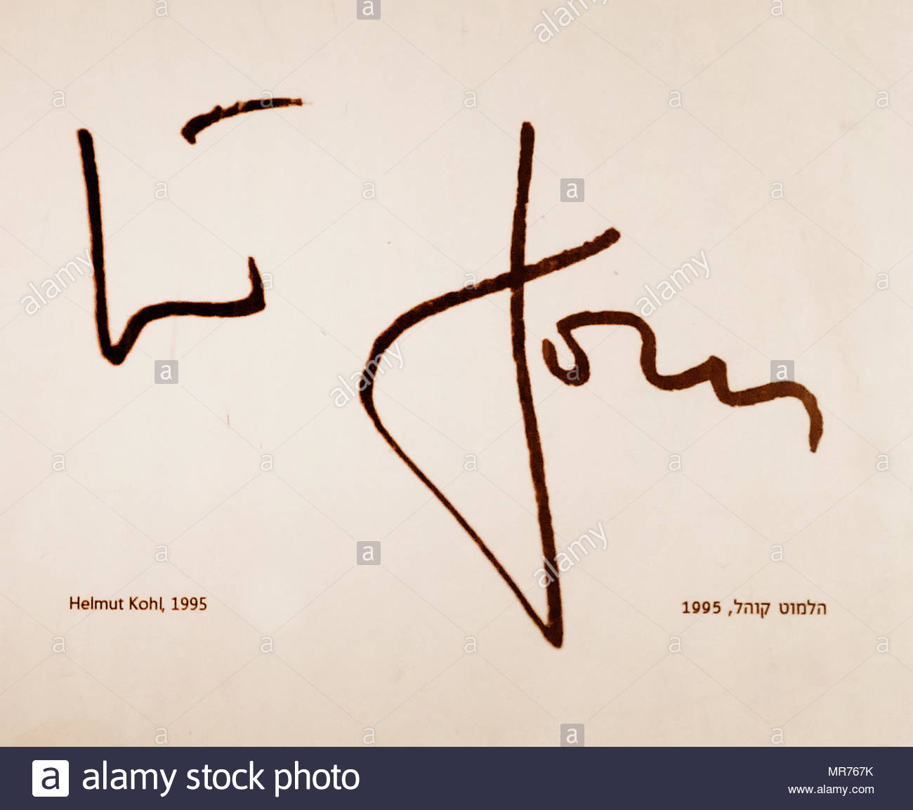 German Signature Stockfotos & German Signature Bilder - Alamy