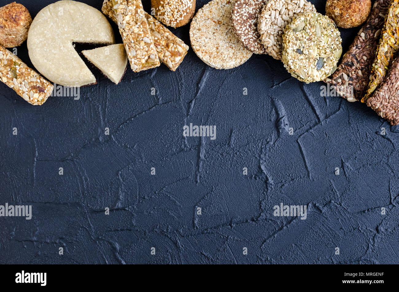 Hausgemachte gesunde Snacks. Fitness Ernährung super Essen. Kozinaki ...