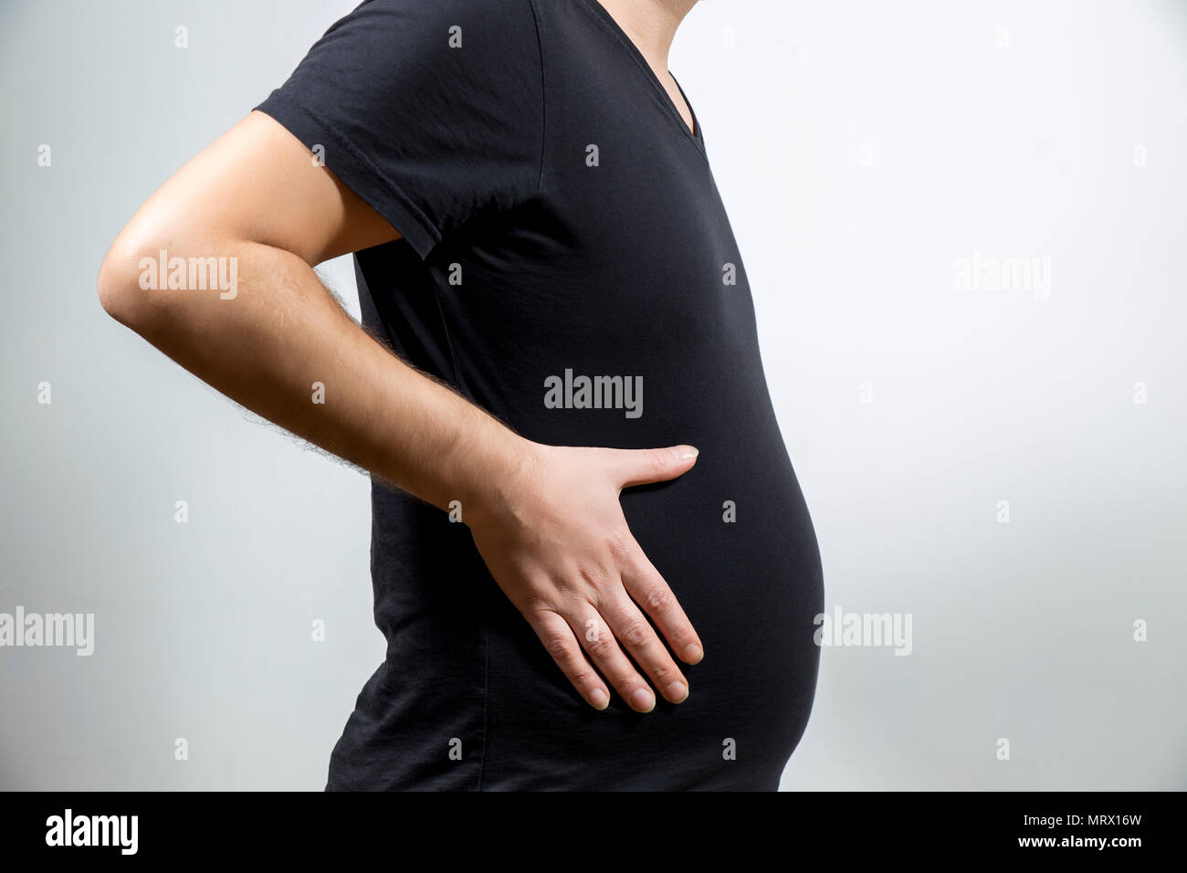 Beer Belly Man Stockfotos und -bilder Kaufen - Alamy