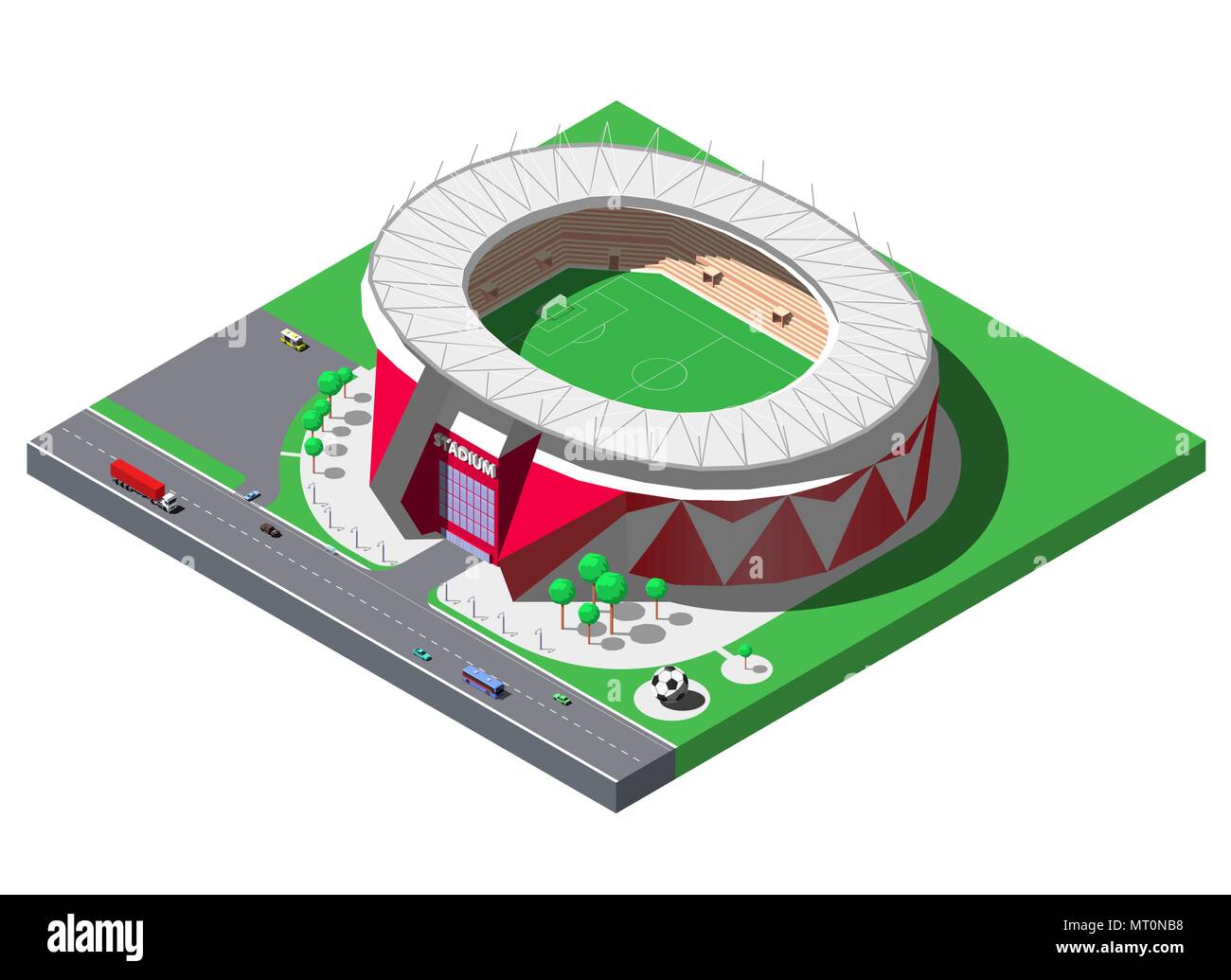 Stadium soccer Stock-Vektorgrafiken kaufen - Alamy