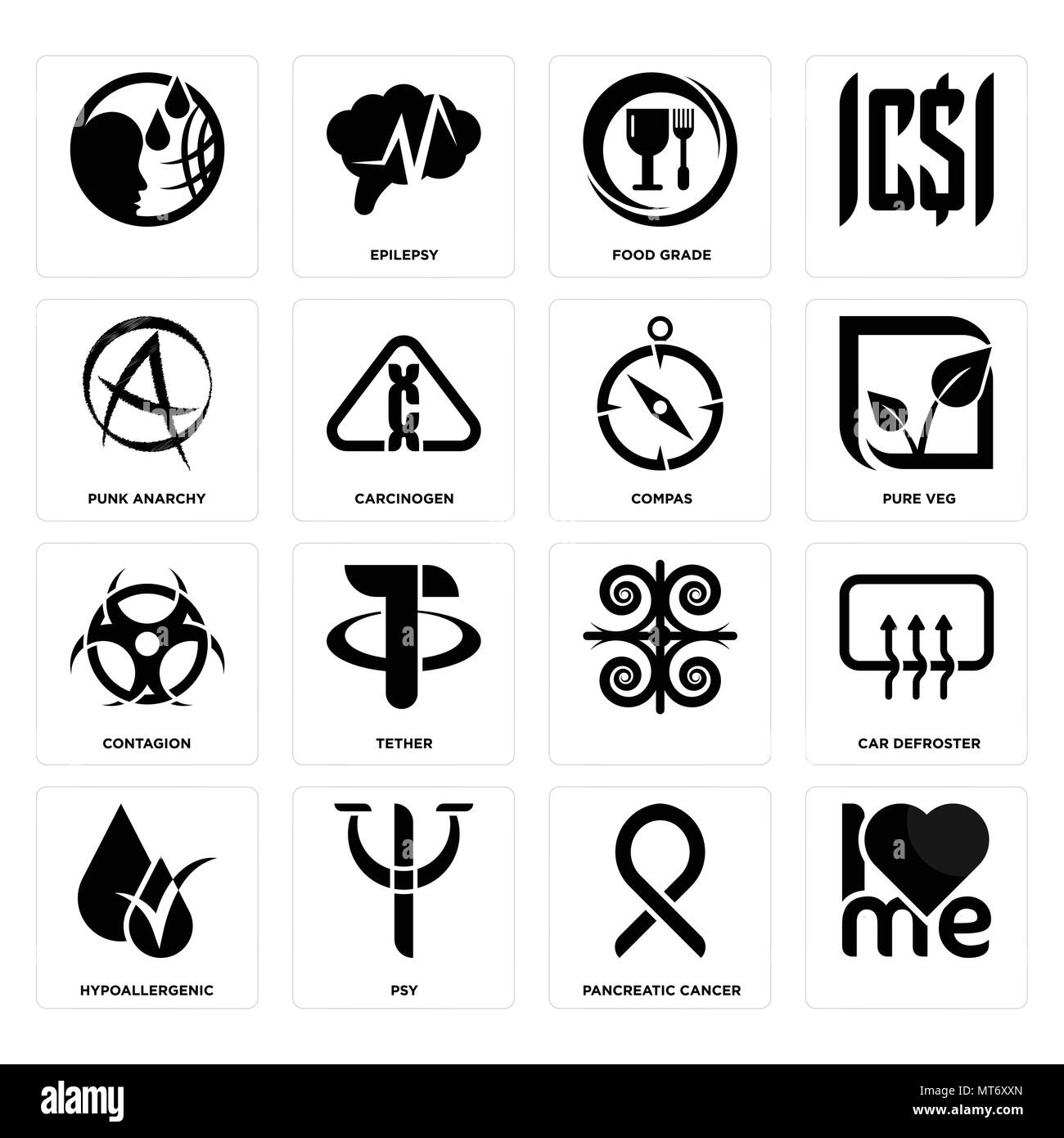 Anarchie symbole Stock-Vektorgrafiken kaufen - Alamy