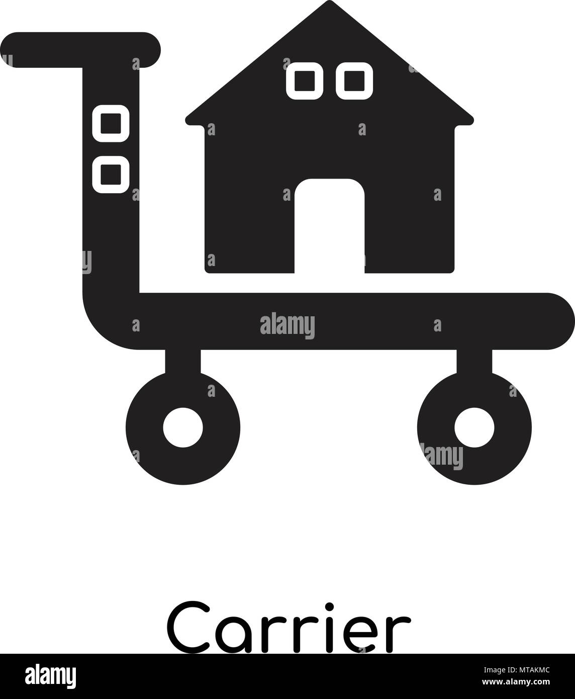 Träger Symbol auf weißem Hintergrund für Ihre Web- und mobile App ...