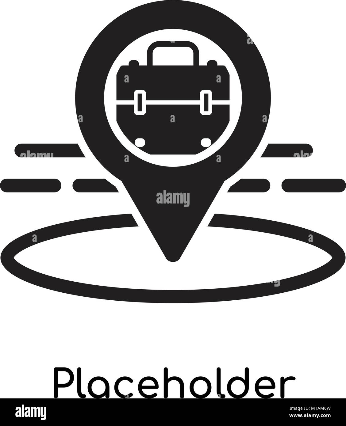 Platzhalter Symbol auf weißem Hintergrund für Ihre Web- und mobile App ...