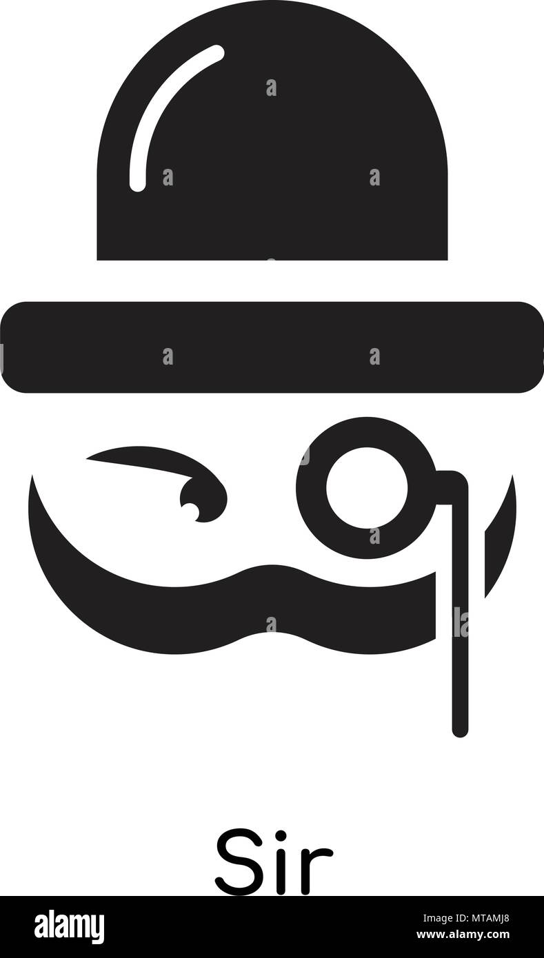 Sir Symbol auf weißem Hintergrund für Ihre Web- und mobile App Design ...