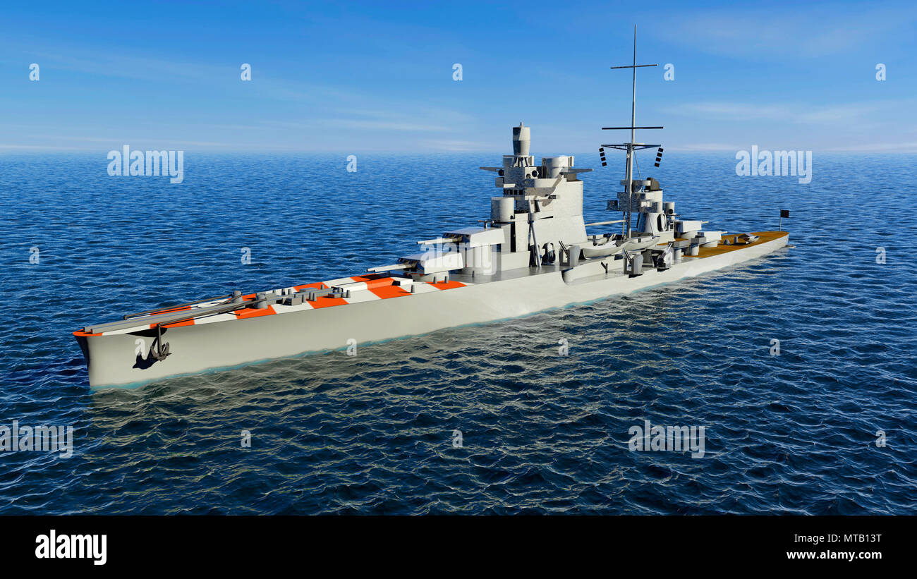 Pola war ein Zara-Klasse Heavy Cruiser der Italienischen Regia Marina ...
