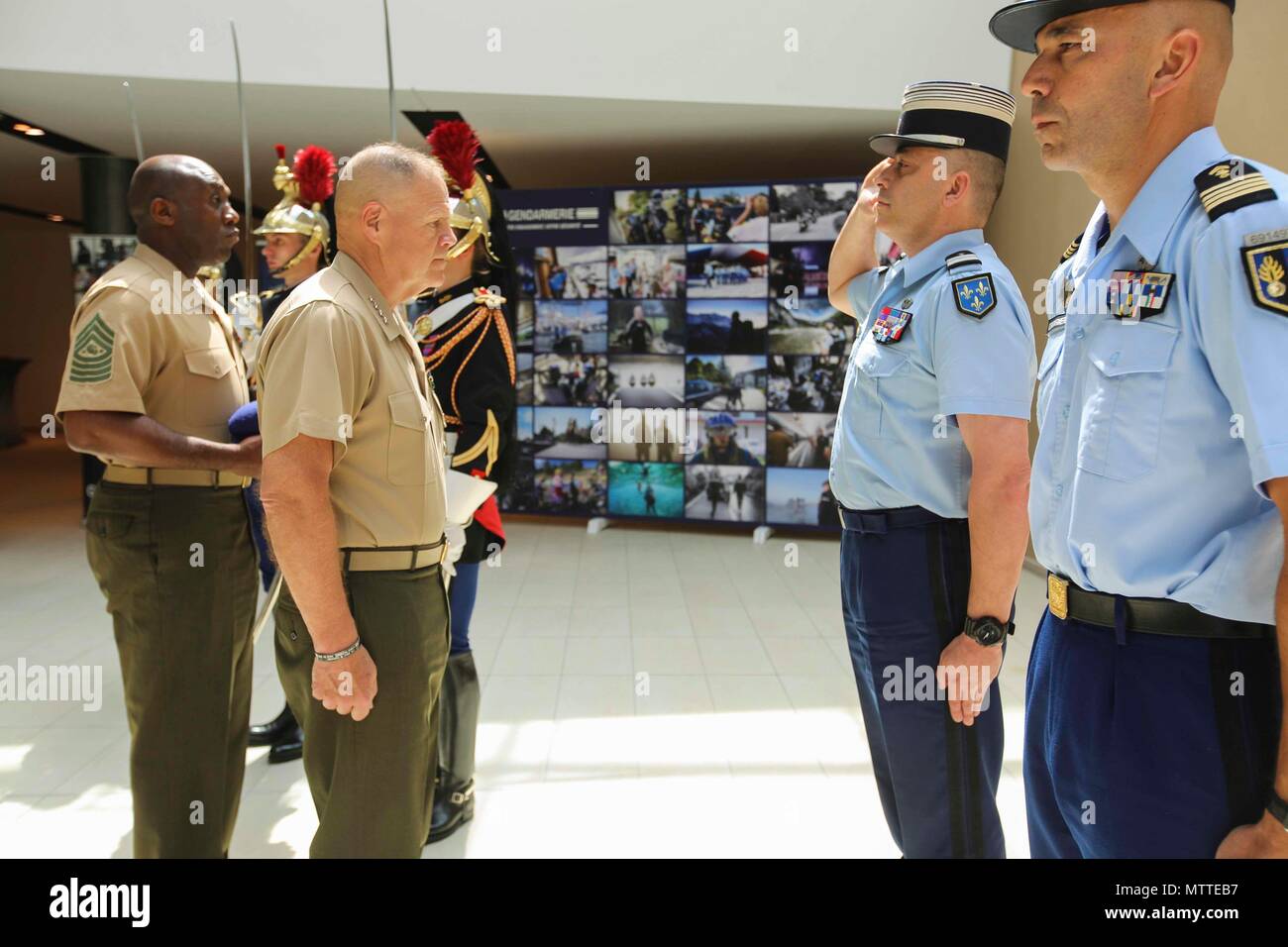 Us Marine Corps Sgt. Maj. Ronald L. Grün, Sergeant Major des Marine ...
