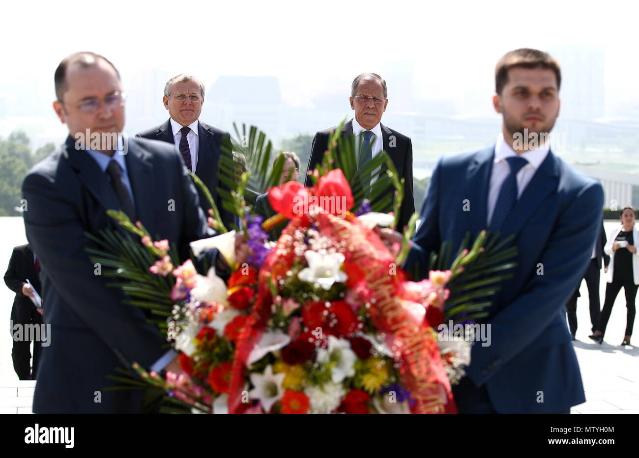 Pyongyang, Nordkorea. 31. Mai, 2018. PYONGYANG, NORDKOREA - Mai 31 ...