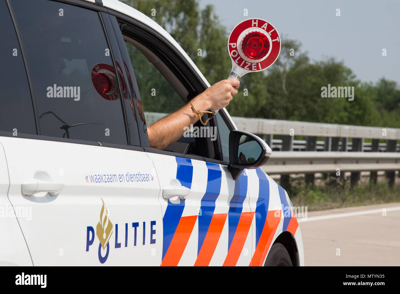 Halt Polizei Stockfotos und -bilder Kaufen - Alamy