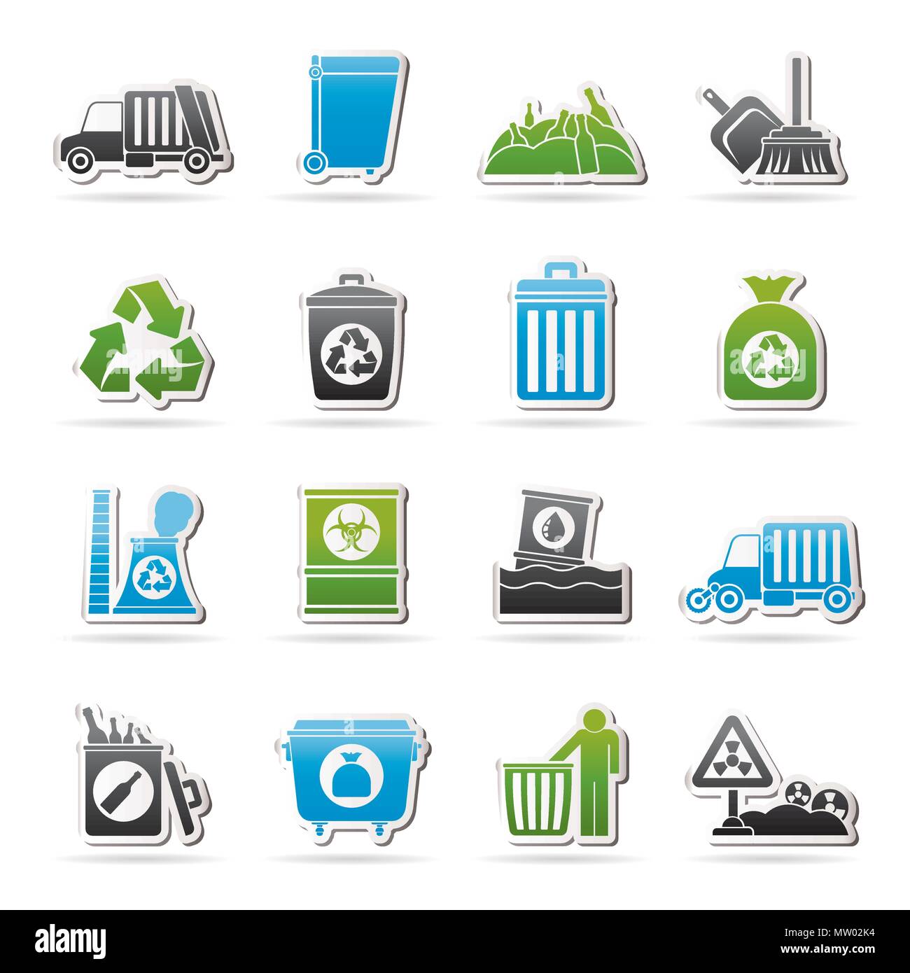 Rubbish Vector Vectors Stockfotos und -bilder Kaufen - Alamy