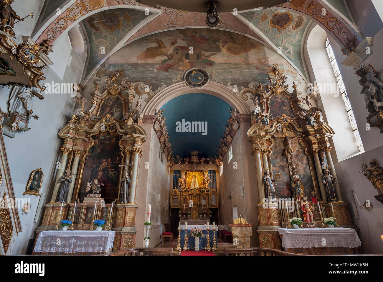 Kloster Reutberg Kloster, Kirche der Mariä Verkündigung, Sachsenkam ...
