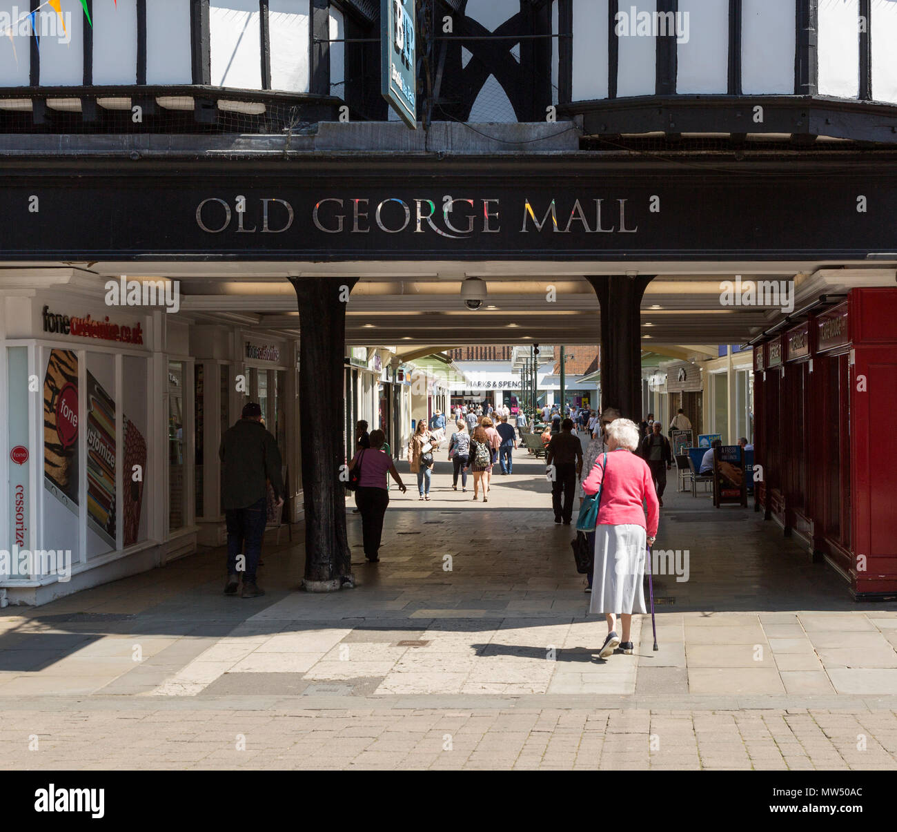 Retail Salisbury Shop Shopping Shops Uk Wiltshire Stockfotos und ...