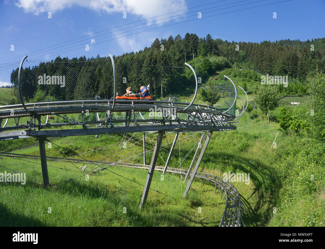 Rodelbahn Im Sommer Stockfotos und -bilder Kaufen - Alamy