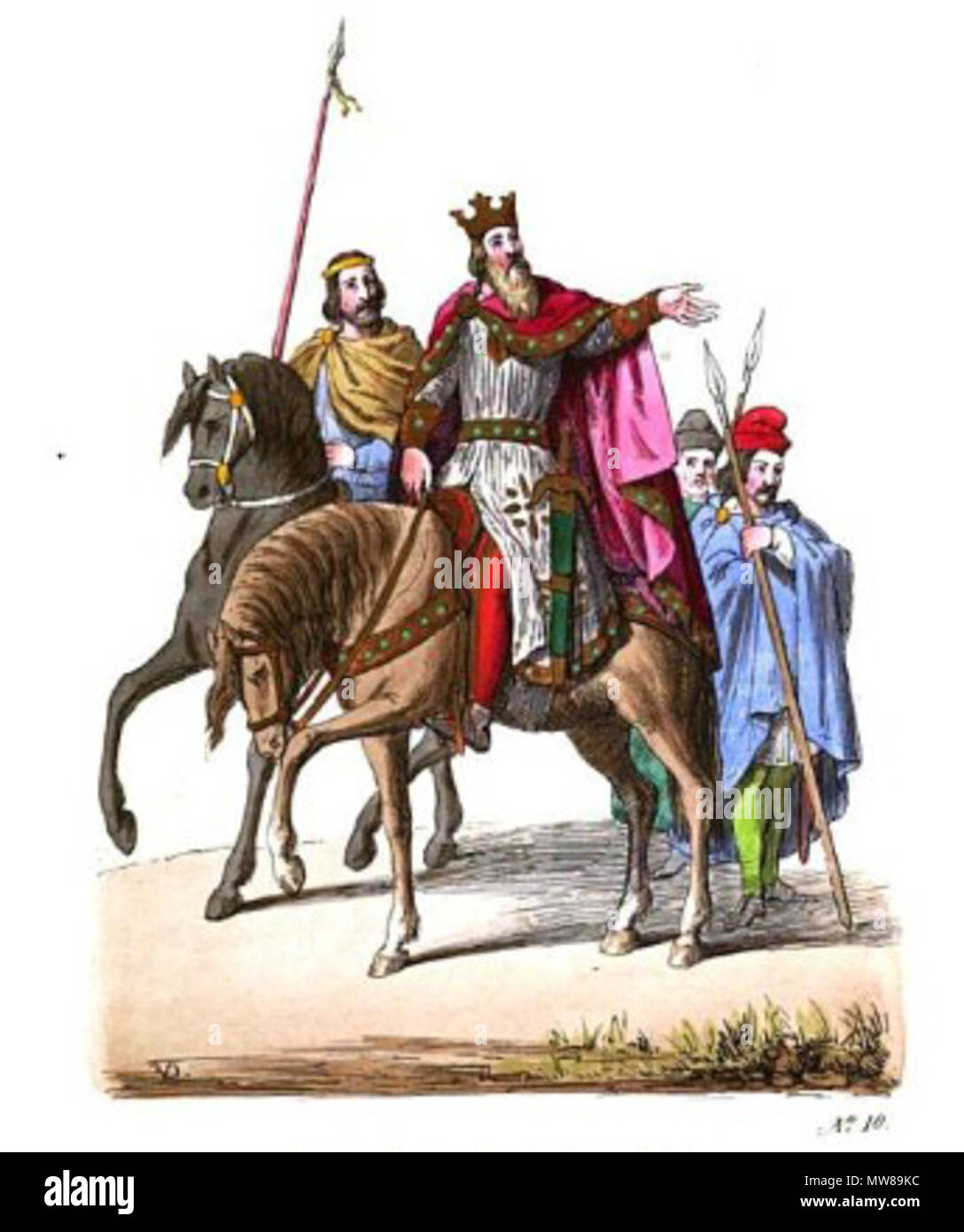 . Englisch: Baldwin IV von Flandern. 1849. Félix de Vigne 69 Balduin ...