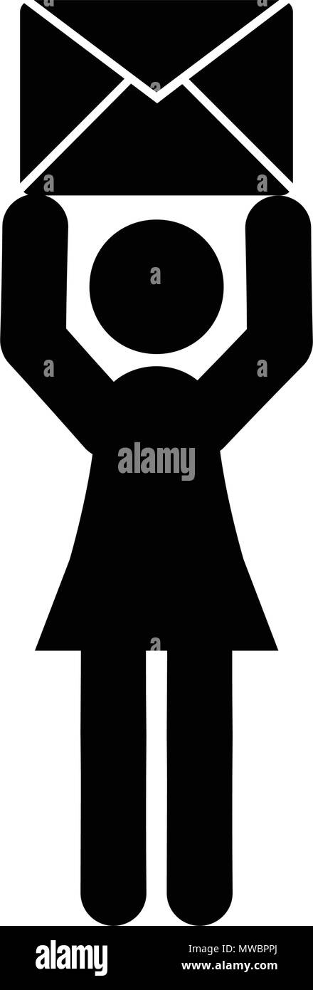 Postbote symbol vektor vektoren -Fotos und -Bildmaterial in hoher ...