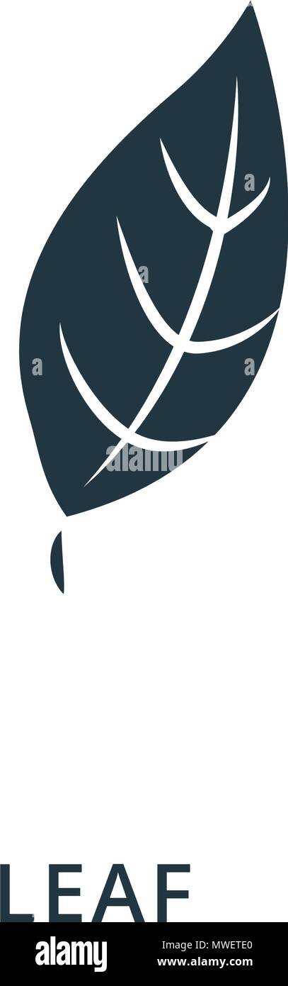 Blatt Symbol. Flat Style Icon Design. UI. Abbildung: Blatt Symbol ...