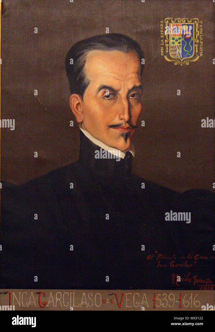 . Español: Retrato del Inca Garcilaso de la Vega. 1959 519 Retrato del ...