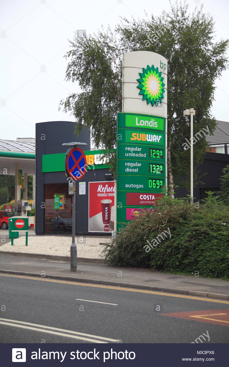 Bp Filling Station Stockfotos und -bilder Kaufen - Alamy