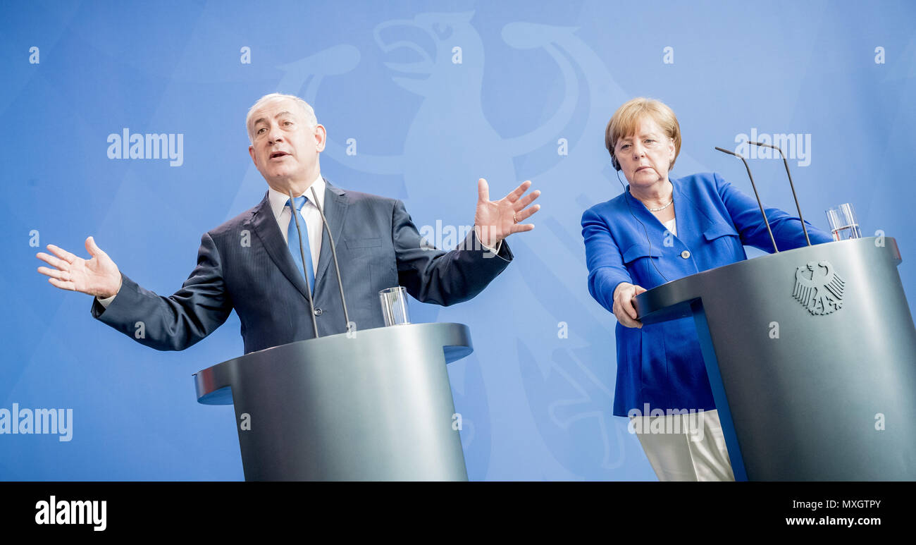 Berlin, Deutschland. 4. Juni 2018. Die deutsche Bundeskanzlerin Angela ...