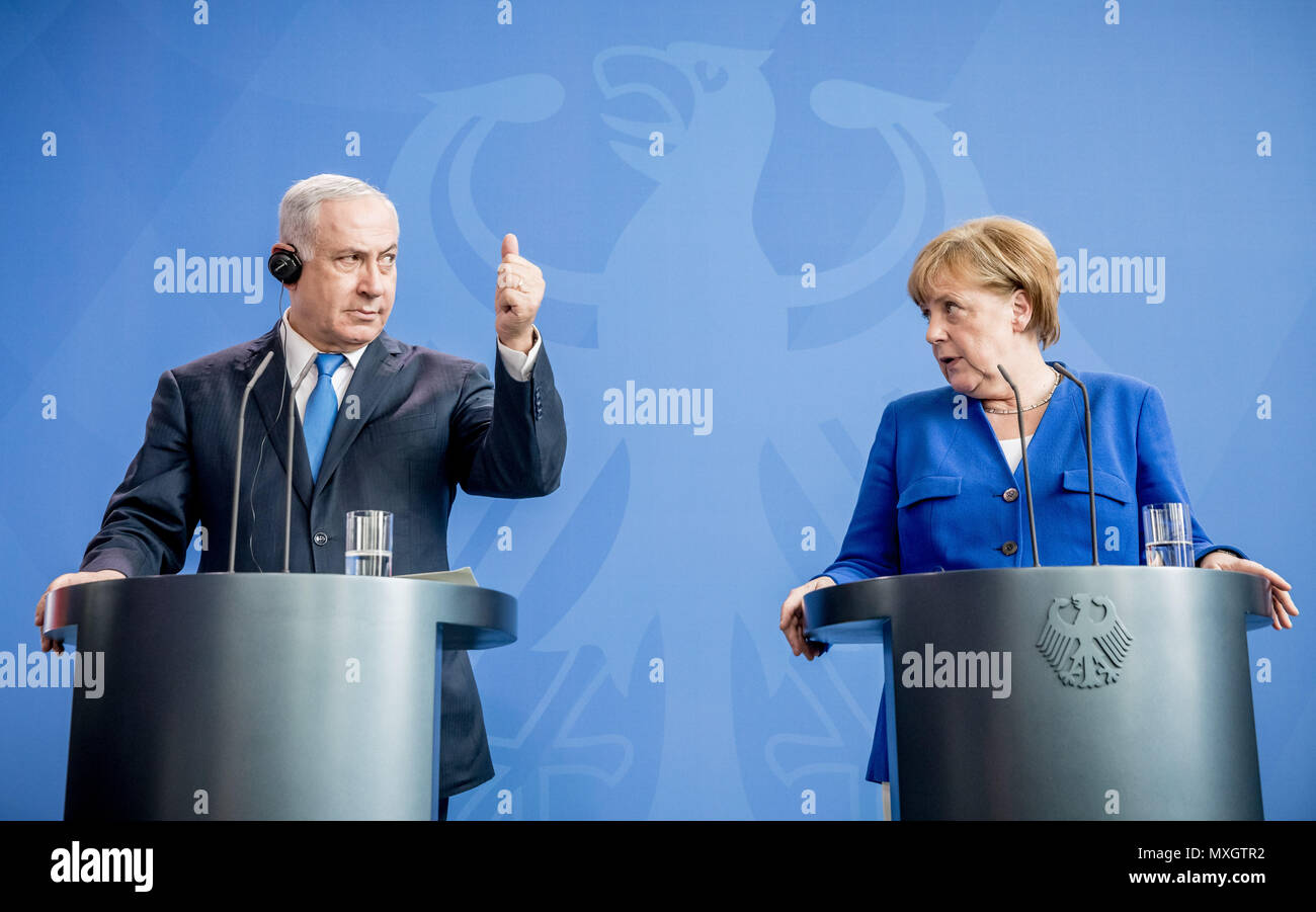 Berlin, Deutschland. 4. Juni 2018. Die deutsche Bundeskanzlerin Angela ...