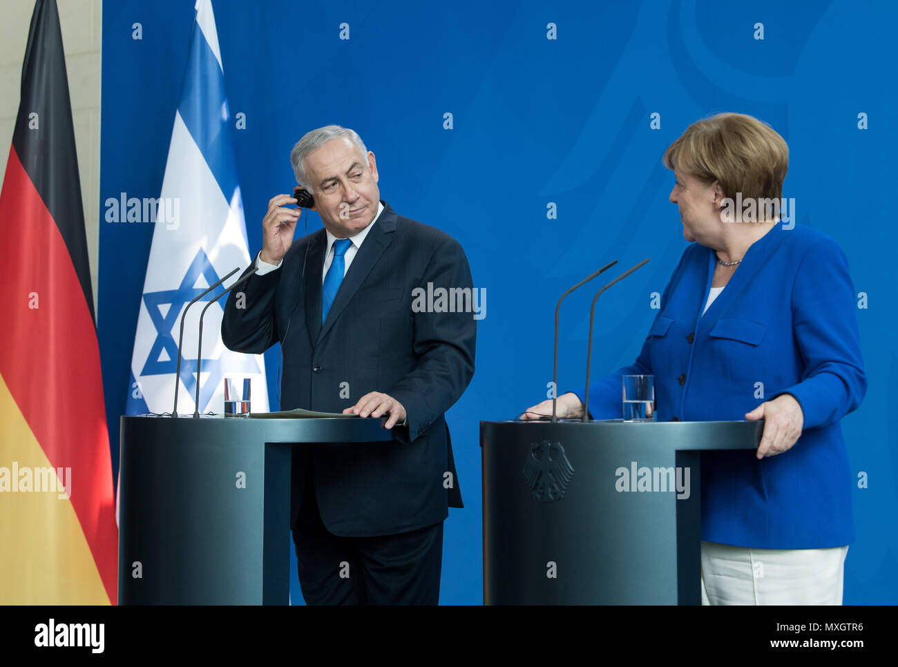 Berlin, Deutschland. 4. Juni 2018. Die deutsche Bundeskanzlerin Angela ...