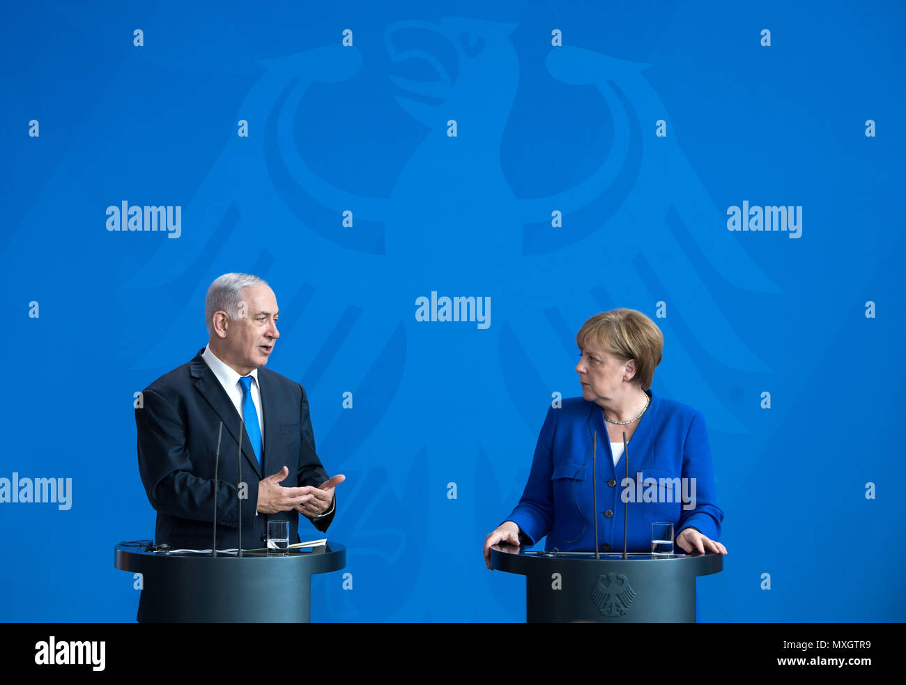 Berlin, Deutschland. 4. Juni 2018. Die deutsche Bundeskanzlerin Angela ...