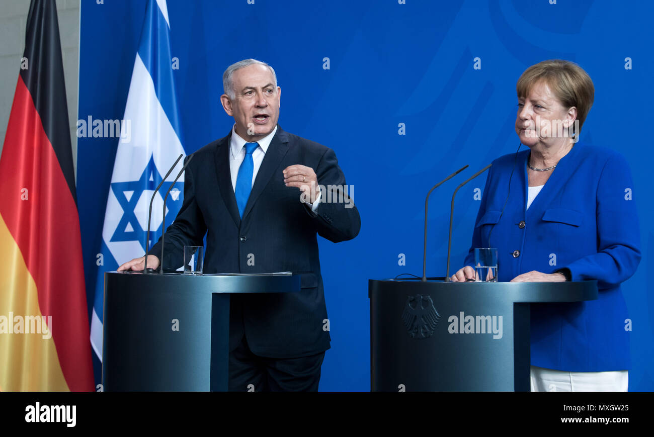 Berlin, Deutschland. 4. Juni 2018. Die deutsche Bundeskanzlerin Angela ...