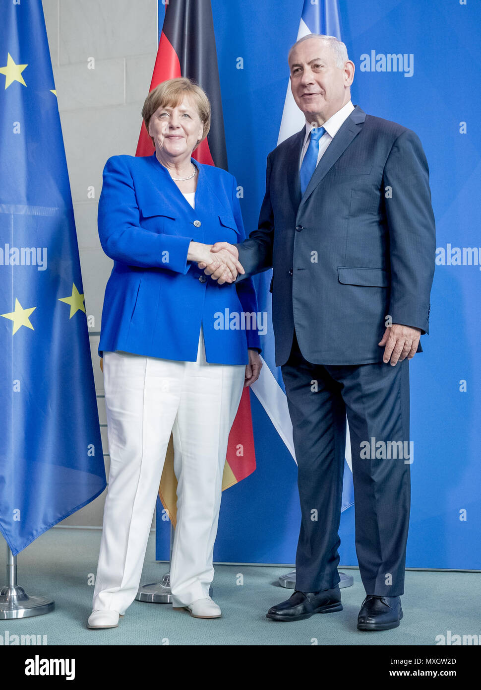 Berlin, Deutschland. 4. Juni 2018. Die deutsche Bundeskanzlerin Angela ...