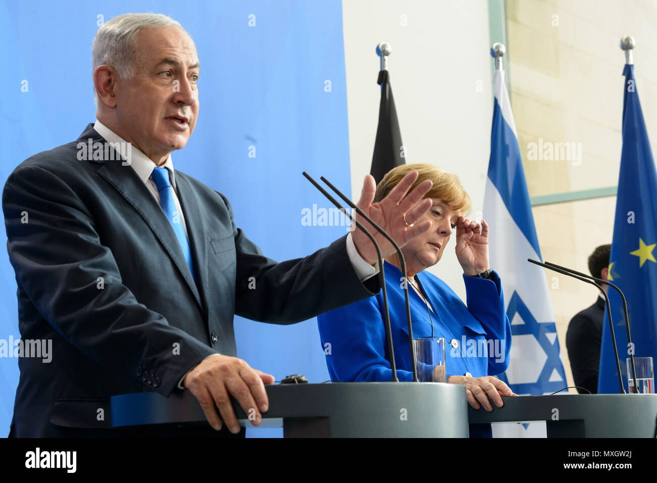 Berlin, Deutschland. 4. Juni 2018. Die deutsche Bundeskanzlerin Angela ...