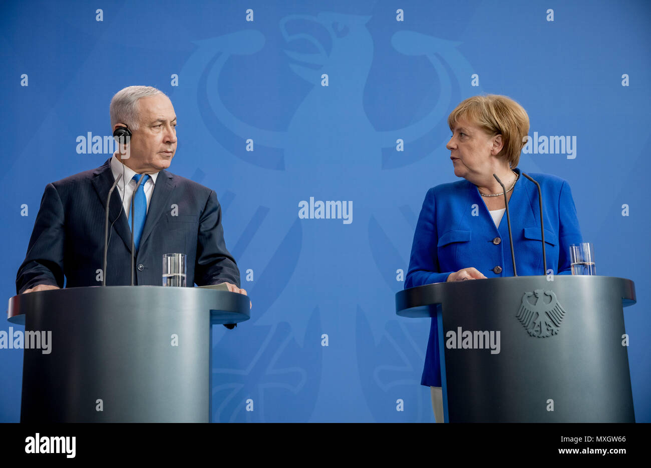 Berlin, Deutschland. 4. Juni 2018. Die deutsche Bundeskanzlerin Angela ...