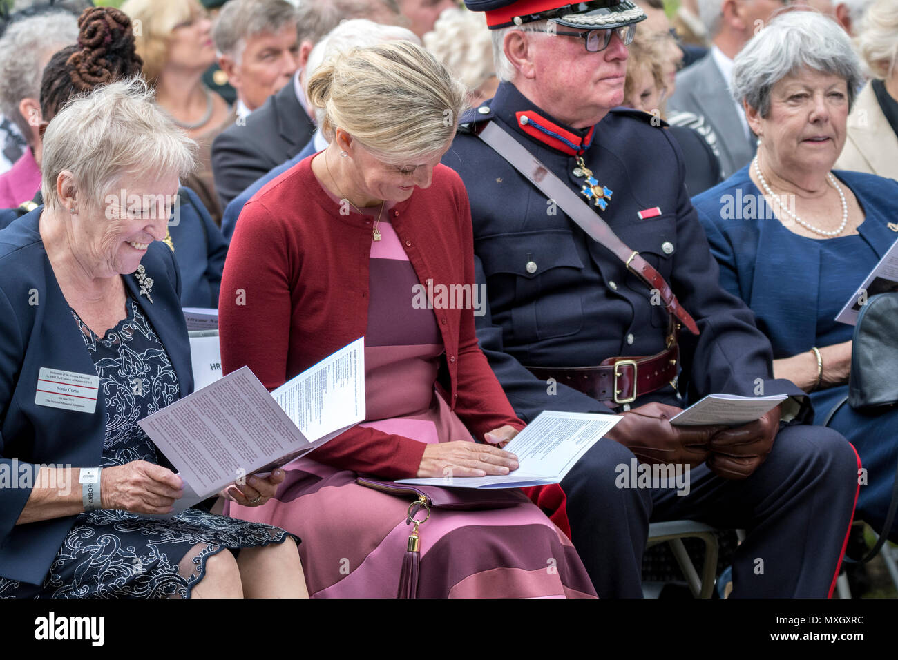 Staffordshire, Großbritannien. 4. Juni 2018 - Anne Sophie, die Gräfin ...