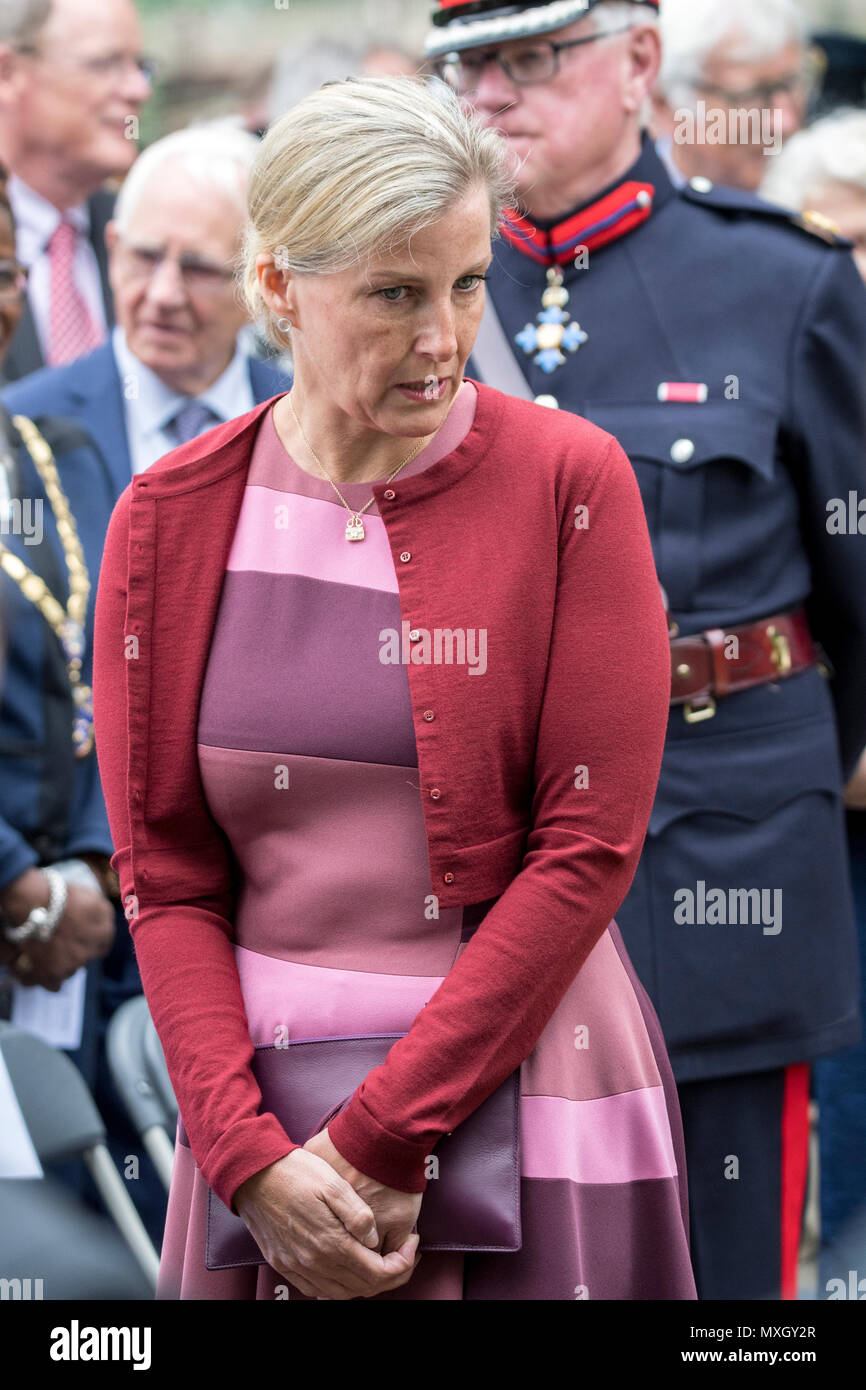 Staffordshire, Großbritannien. 4. Juni 2018 - Anne Sophie, die Gräfin ...