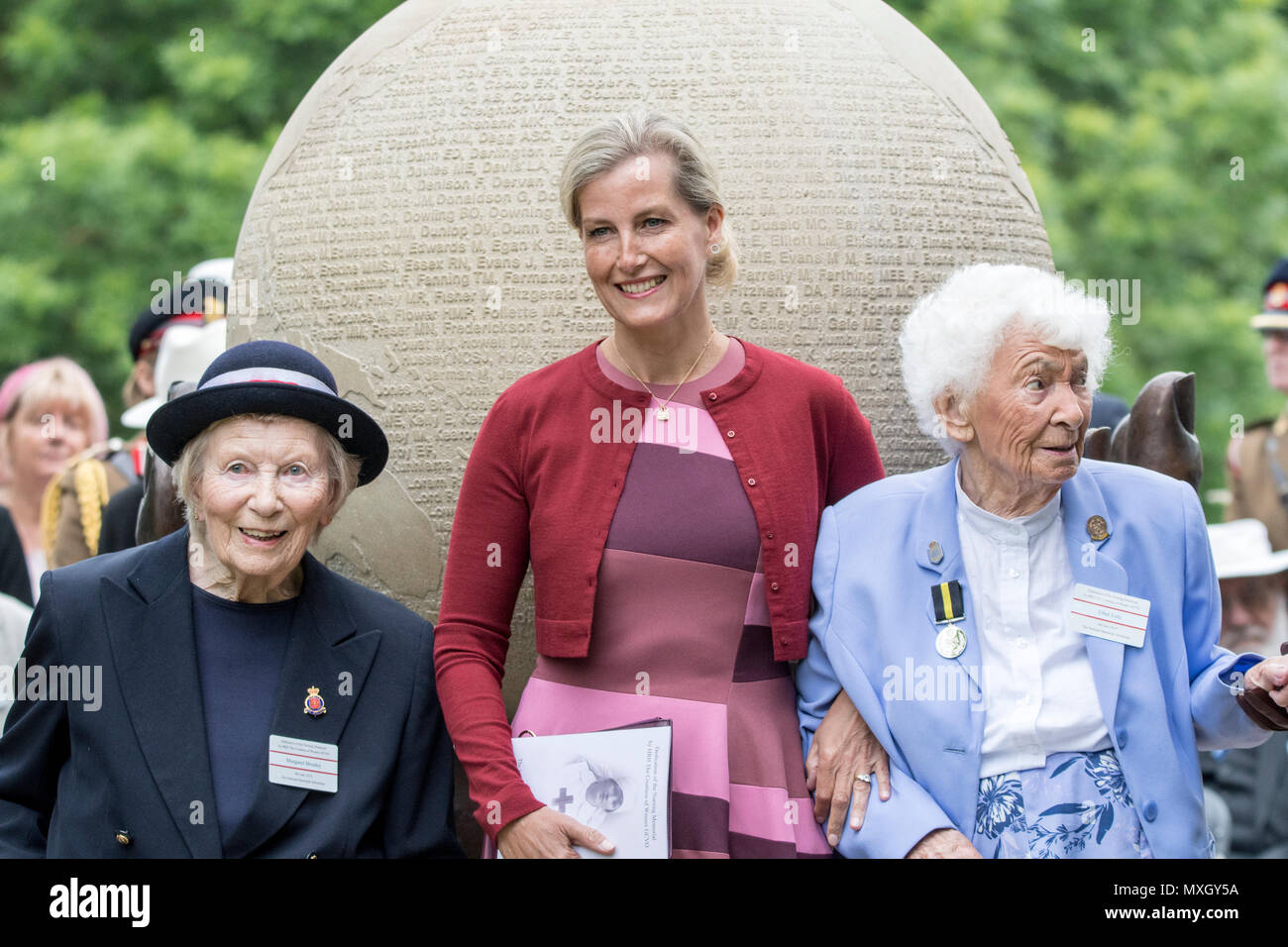 Staffordshire, Großbritannien. 4. Juni 2018 - Anne Sophie, die Gräfin ...