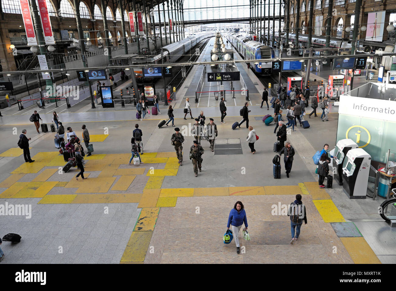 Gare Du Nord Bahnhof In Paris Stockfotos und -bilder Kaufen - Alamy