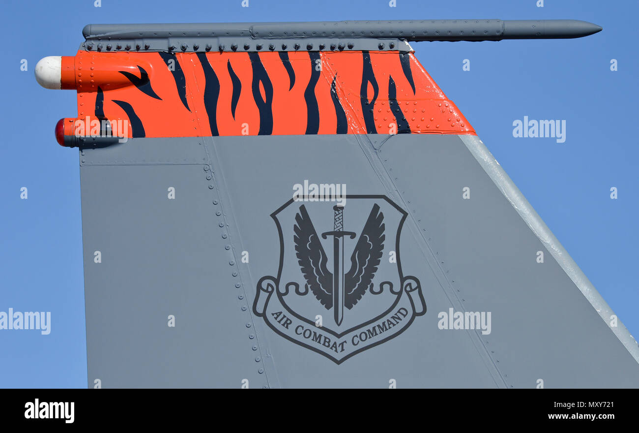 Die US Air Force F-15E Strike Eagle aus der 336 Fighter Wing, Mountain ...
