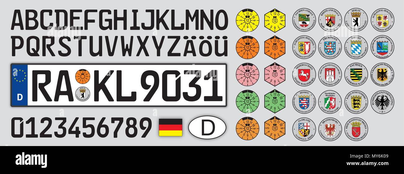 Alte verkehrszeichen deutschland Stock-Vektorgrafiken kaufen - Alamy