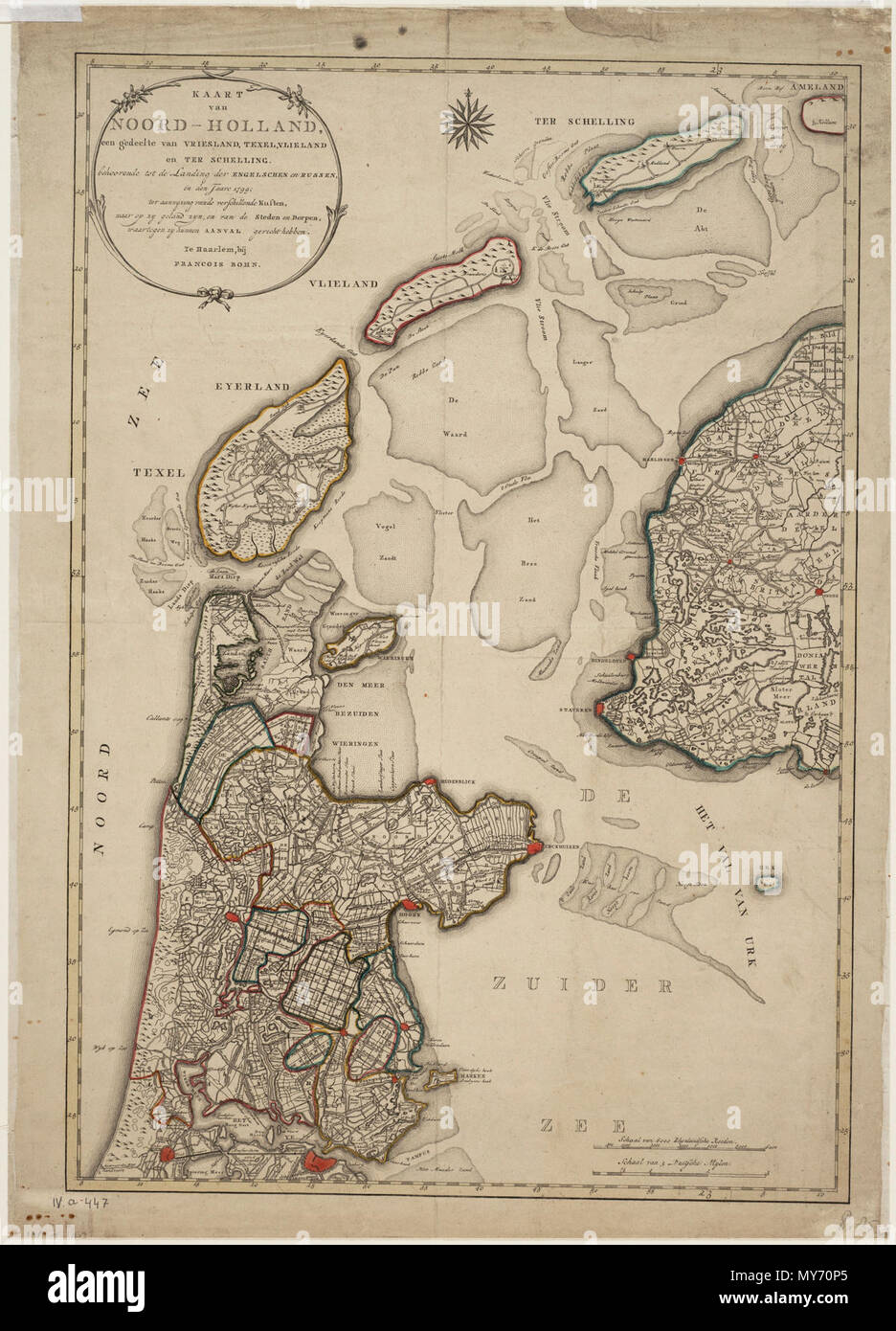 Kaart van vlieland -Fotos und -Bildmaterial in hoher Auflösung – Alamy