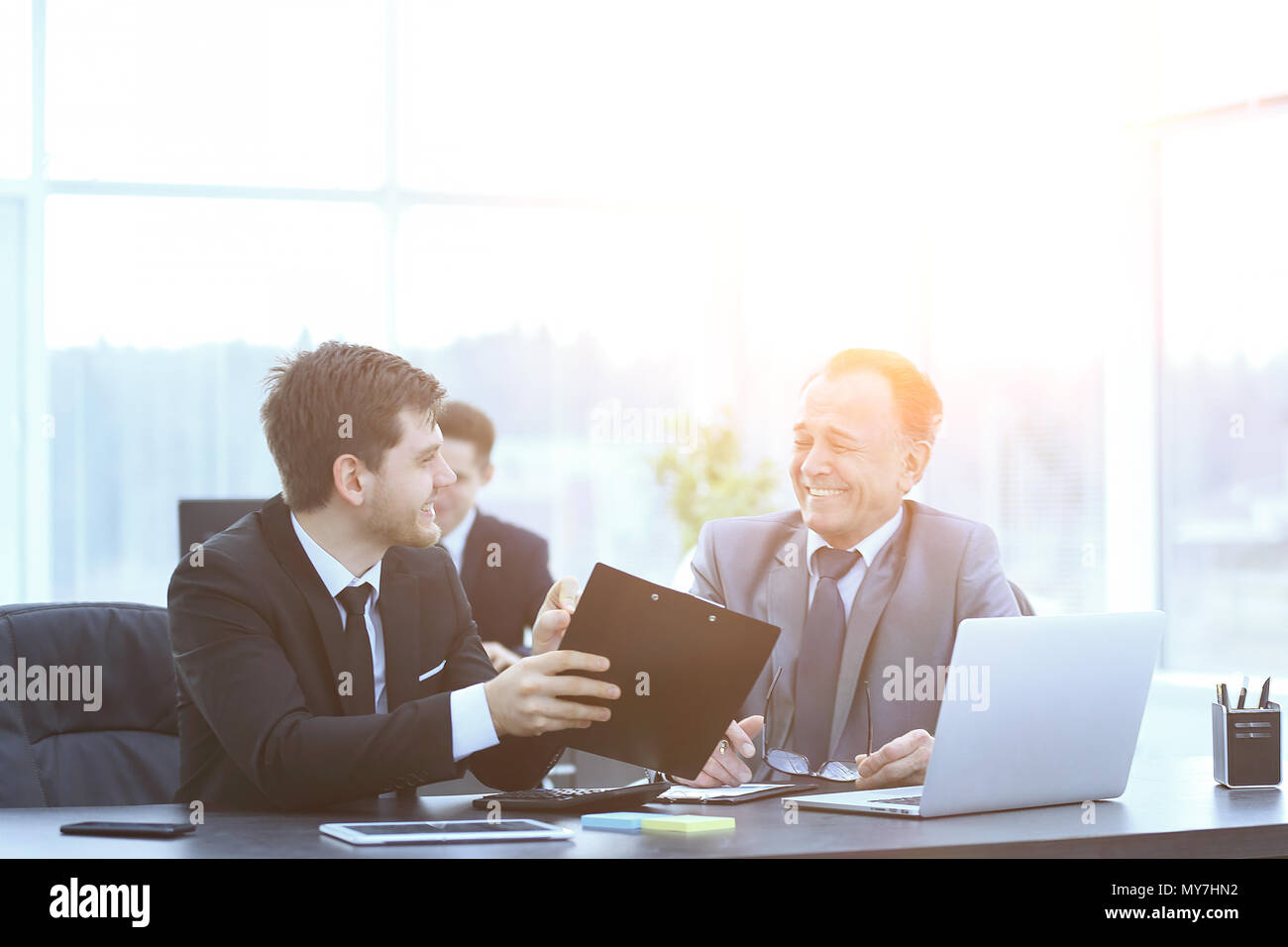 Angestellter Chef Stockfotos und -bilder Kaufen - Alamy