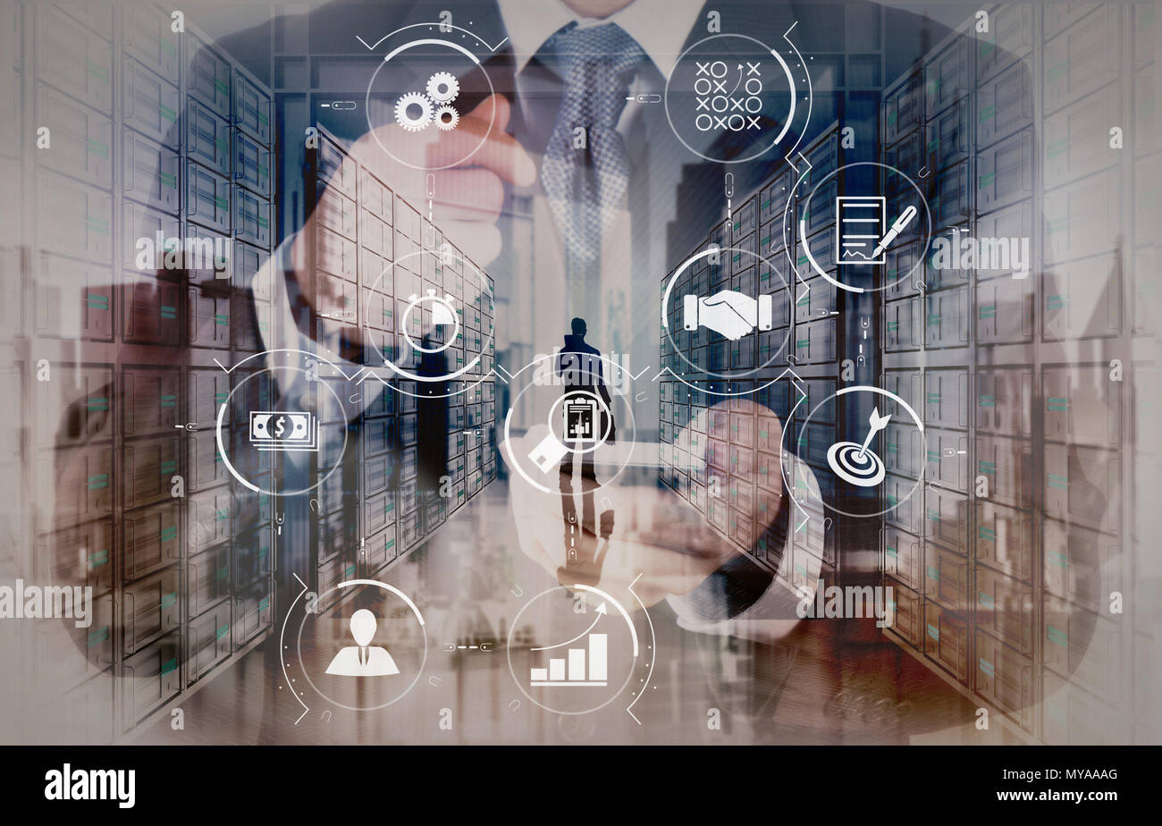 Business Process Management und Workflow Automation Diagramm und ...
