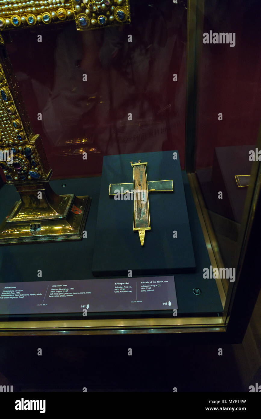 Wien, Österreich - 22. Oktober 2017: Die Heilige Lanze, Partikel des ...