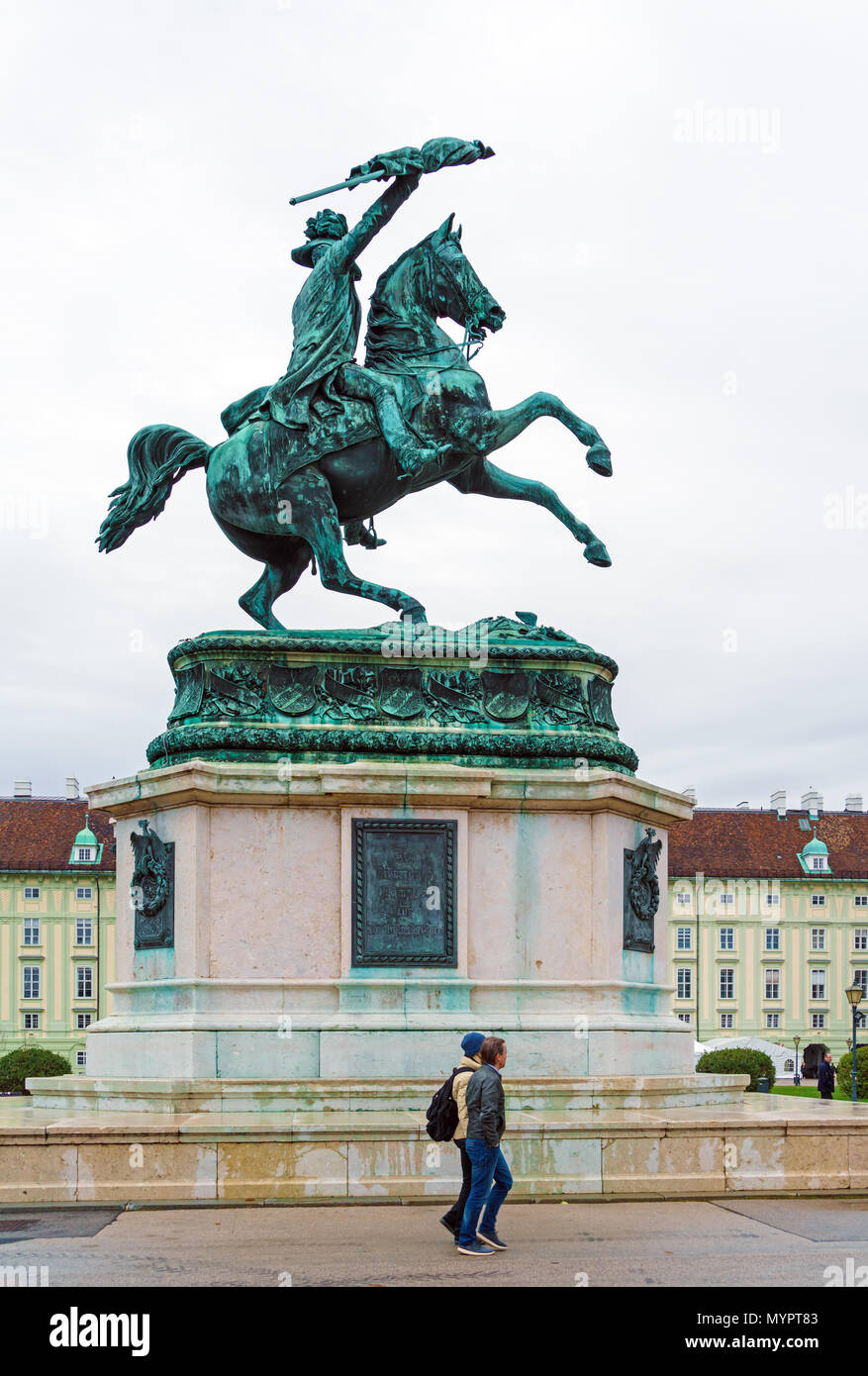 Reiterstatue des prinzen eugene in der hofburg -Fotos und -Bildmaterial ...