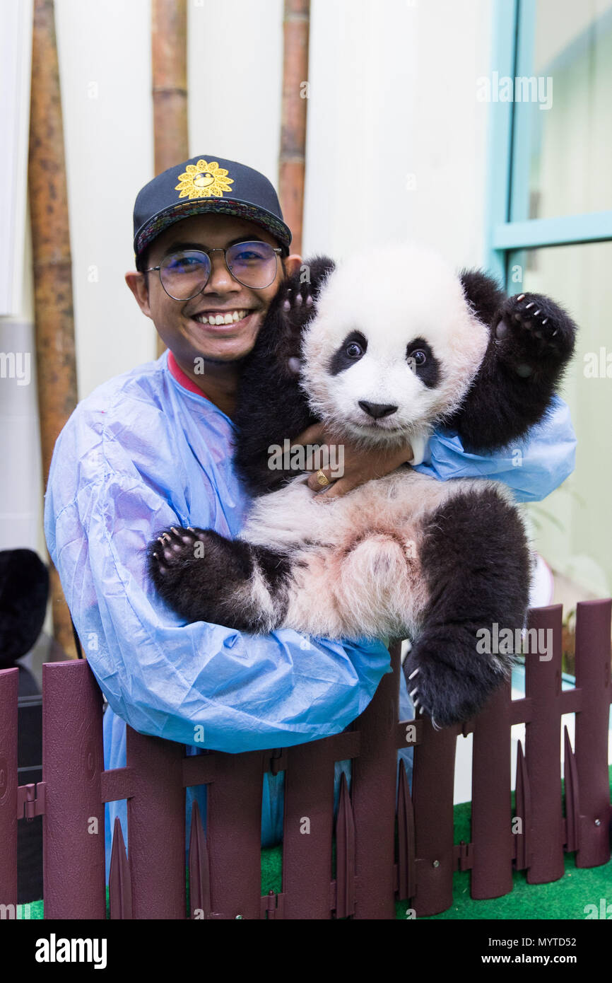 Kuala Lumpur, Malaysia. 8. Juni 2018. Akmal Hadi Bin Samsuddin Posen ...