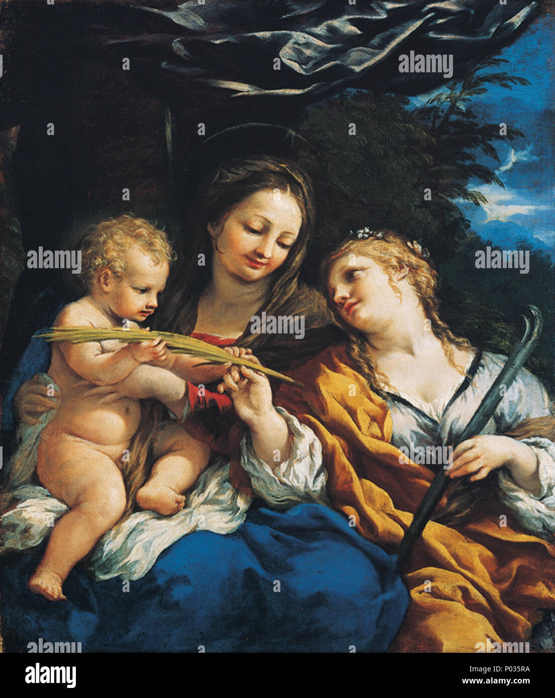 . Die Madonna mit Kind und Heiligen Martina. Madonna mit Kind und Heiligen Martina. ca. 1645 10 ...