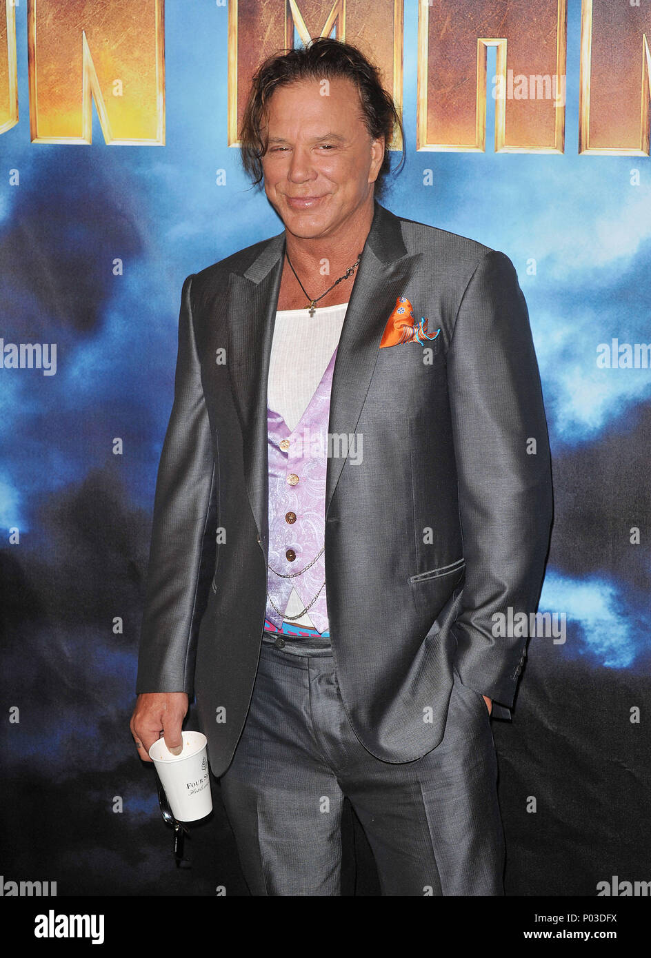 11 Mickey Rourke 11 - IRON MAN 2 Foto Anruf im Four Seasons Hotel in ...