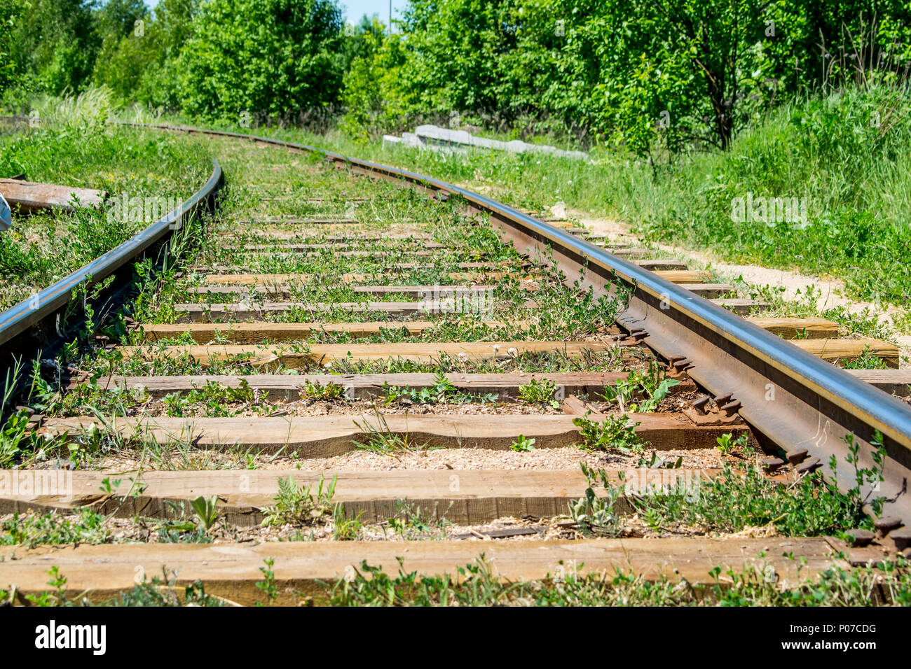 Eisenbahnschwellen aus stahl Stockfotos und -bilder Kaufen - Alamy