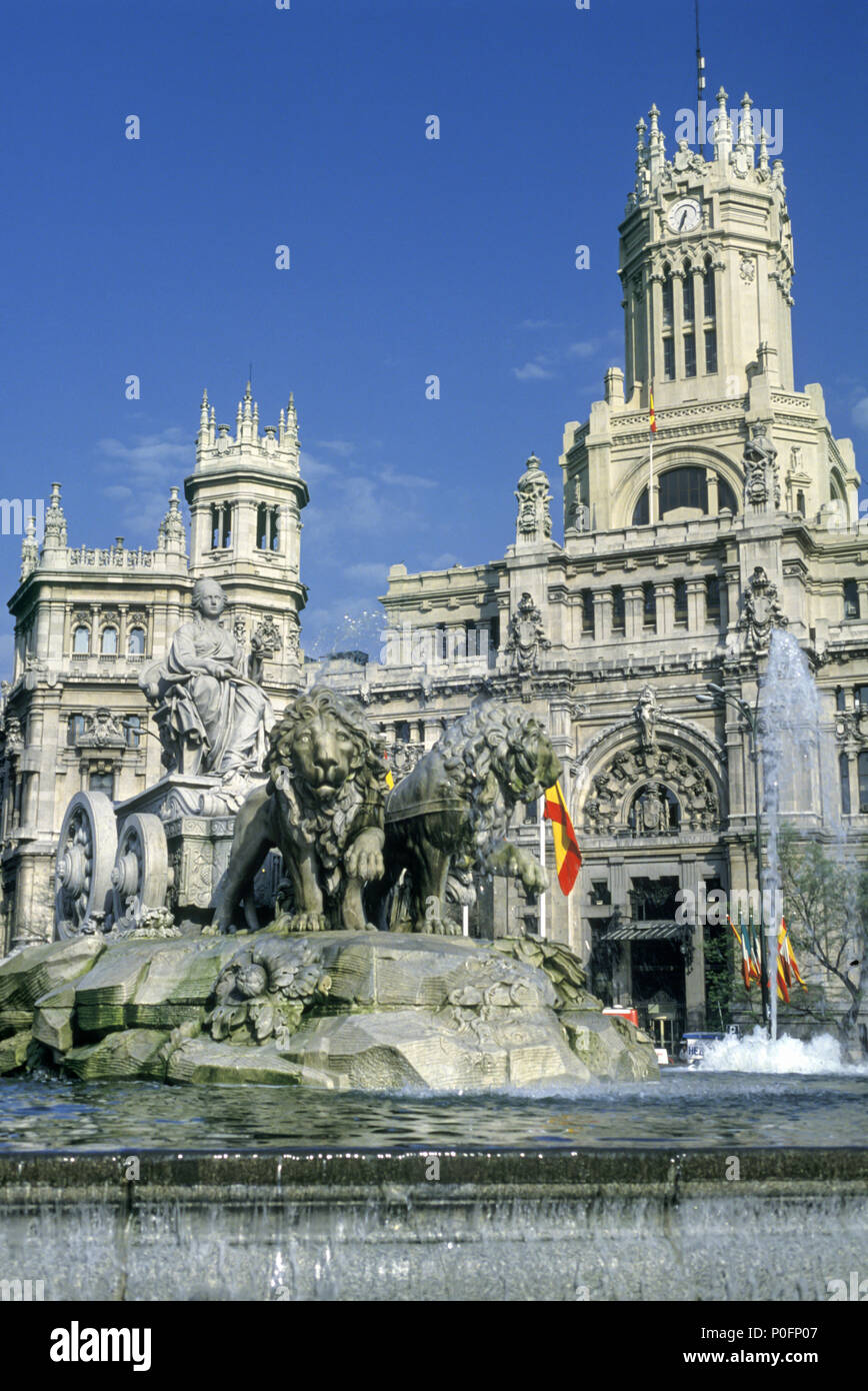 Main Post Office Madrid Spain Stockfotos und -bilder Kaufen - Alamy
