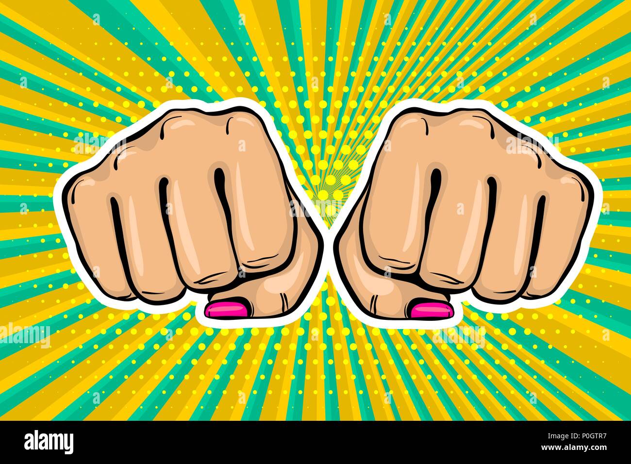 Cartoon faust hand -Fotos und -Bildmaterial in hoher Auflösung – Alamy