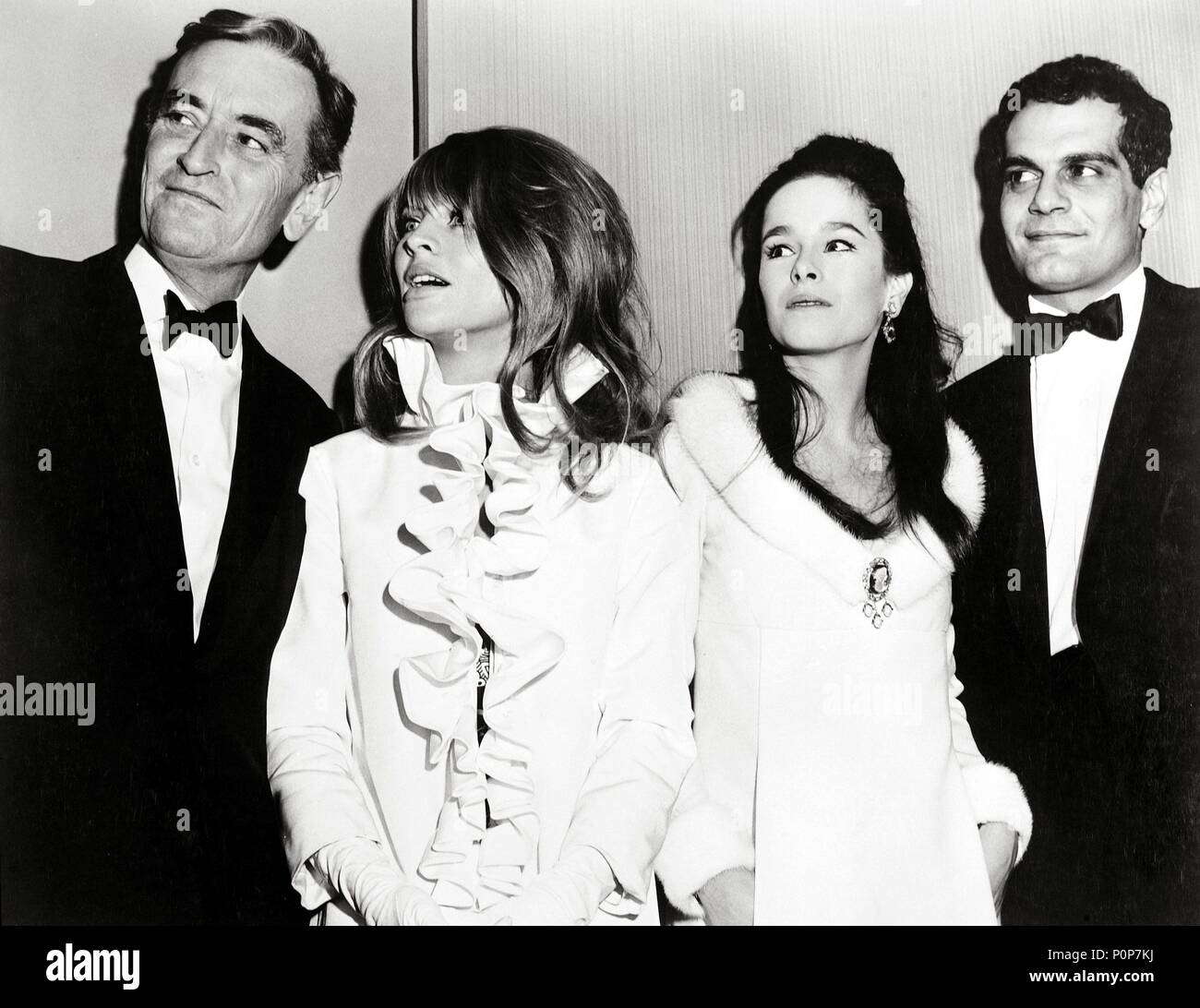 Beschreibung: David Lean, Julie Christie, Geraldine Chaplin und Omar ...